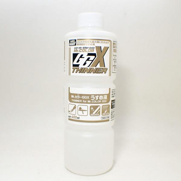 Mr.カラーGGX専用に開発されたうすめ液シリーズです。GGXの性能を引き出すことが出来ます。通常のうすめ液は、光沢/半光沢の塗料にご利用いただけます。GT33 うすめ液 大・特大ボトル用 Mr.注ぎ口キャップ（3個入）を装着可能です。注意...