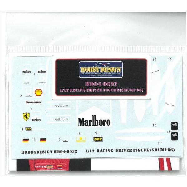 1/12 RACING DRIVER Figure Decal (SHUMI-2006)【ホビーデザイン HD04-0032】