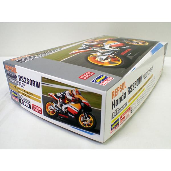 1/12 レプソル ホンダ RS250RW “2007 WGP250” ハセガワ 限定品 バイク プラモデル 限定品 217692007年ロードレース世界選手権250ccクラスに参戦した、レプソルカラーのホンダRS250RWをキット化します...