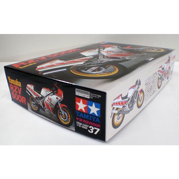 1/12 ヤマハ RZV500R タミヤ ITEM14037【 模型要目 】 ★1983年の東京モーターショーにデビューし、水冷2ストロークV型4気筒500ccエンジンという、ヤマハのGPレーサーYZR500と同様のメカを持ったバイクとして...