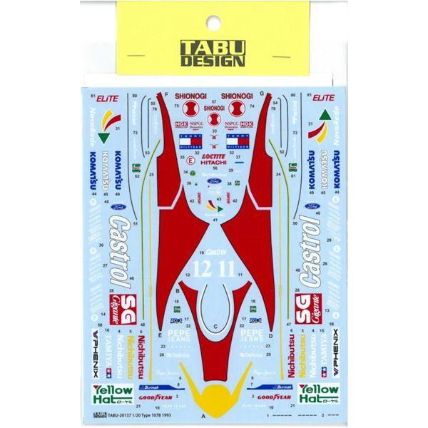 TABU20137 1/20 Type 107B 1993 (T社1/20対応）