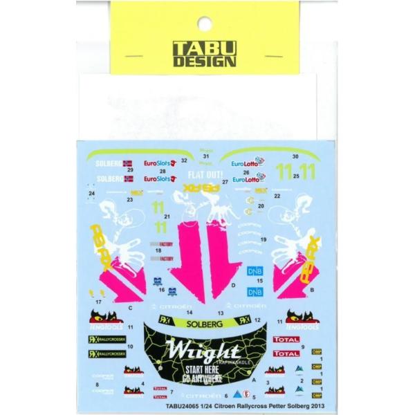 1/24 Citroen Rallycross PetterSolberg2013 (Helle社1/24対応）