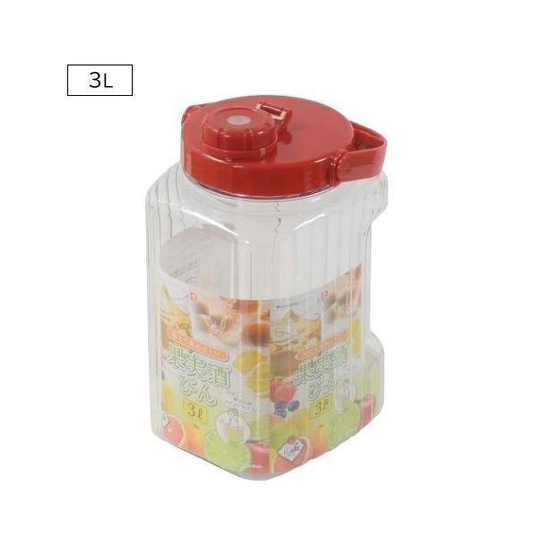 梅酒など美味しい果実酒を自宅で手作り！モールガラス調デザインの果実酒びんです。持ちやすく、握りやすい本体形状なので、注ぎやすさも抜群です。注ぎ口の蓋が固定できるのでそのままま注げます。汚れにくく、においの付きにくいPET素材です。ガラスに比...