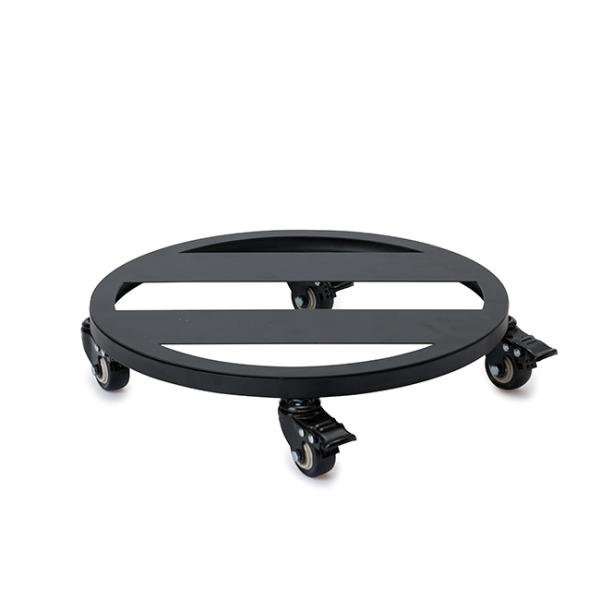 スチール製/植木鉢/鉢カバー/ガーデン雑貨/ガーデンツール◆サイズ 50/40　外寸 φ42cm / 高さ 9.5cm / 耐荷重 約60kg / 材質 スチール