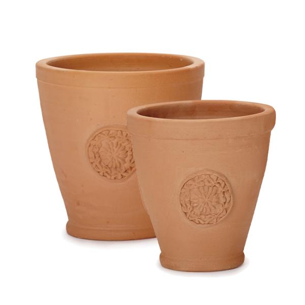 植木鉢/おしゃれ/テラコッタ/素焼き鉢/小型/中型規格：8号 / 外寸 24cm / 高さ 24cm / 容量 5L素材：テラコッタ規格：6号 / 外寸 19cm / 高さ 20cm / 容量 2L素材：テラコッタ