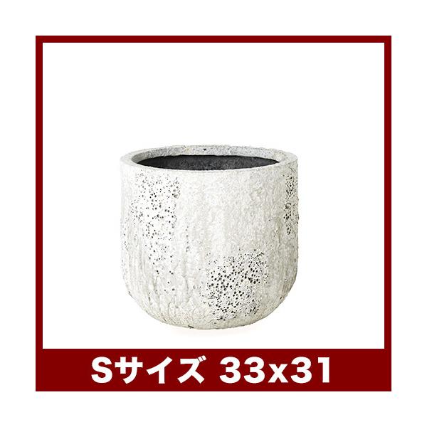 植木鉢/おしゃれ/陶器鉢/軽量/大型/中型規格：S 33 / 外寸 φ33cm / 高さ 31cm / 口内寸 29cm / 重量 4kg / 容量 20L素材：ファイバ−セメント