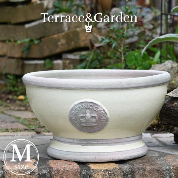 英国のTerrace &amp; Garden社オリジナルの、キューガーデン公認の手作りのフラワーポットです。キューガーデンとは、『世界で最も有名な植物園』と言われ、ユネスコ世界遺産にも登録されているイギリスの植物園です。ハンドメイドのテラ...