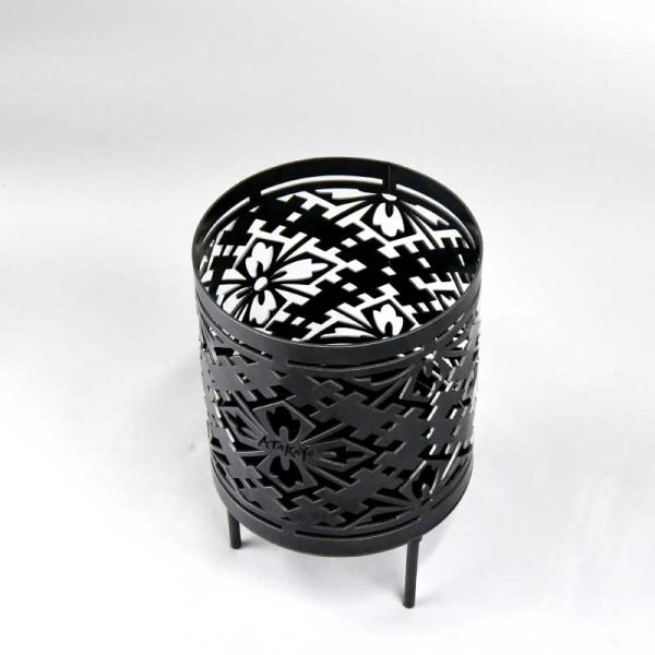 仕様商品内容：本体/脚各3本（100ｍｍ、170ｍｍ）/収納袋サイズ：約Φ200×H310（脚100mm）、約Φ200×H380（脚170mm）重量：約2.0kg材質：黒皮鉄製造国：日本注意：一点一点手作りのため、溶接跡、製作時の傷等個体差...