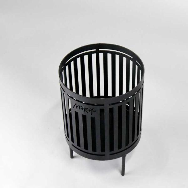 仕様商品内容：本体/脚各3本（100ｍｍ、170ｍｍ）/収納袋サイズ：約Φ200×H310（脚100mm）、約Φ200×H380（脚170mm）重量：約2.0kg材質：黒皮鉄製造国：日本注意：一点一点手作りのため、溶接跡、製作時の傷等個体差...