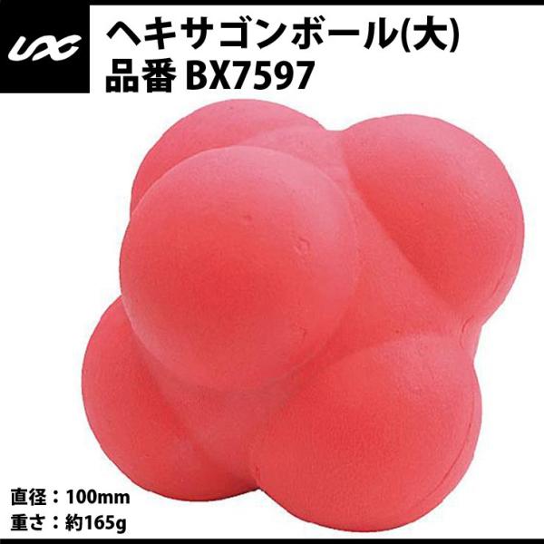 【直径】１００ｍｍ【重さ】約１６５ｇ【仕様と特徴】イレギュラーバウンドに動きを合わせてキャッチング！反射動作の練習に。二人で投げてキャッチングの練習、動体視力、反射神経のＵＰ