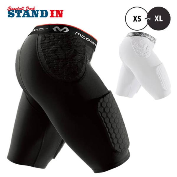 腰骨・尾骨・大腿部前面をプロテクトするショーツ。【サイズ】ＸＳ、Ｓ、Ｍ、Ｌ、ＸＬ 股下20ｃｍ／Ｌサイズ【カラー】ブラックホワイト【ｈＤｃ機能搭載】劣化しない吸汗・速乾機能【ＵＶカット】99％以上【パッド位置】腰骨、大腿、尾骨【パッド厚】9ｍｍ