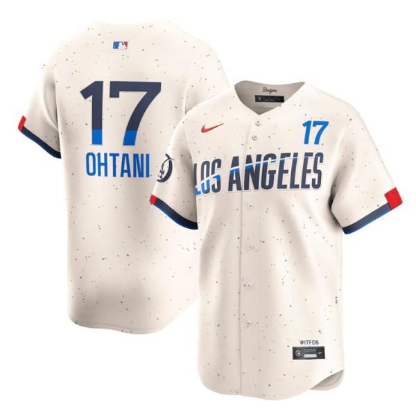ロサンゼルス・ドジャーズの公式リミテッドレプリカユニフォーム、シティコネクトモデル！大谷翔平選手のネーム・背番号が背中に入ったモデルです。通常のレプリカユニと比べ、胸番号と肩のチームロゴが入り、ボディやロゴの素材感も変わったリミテッド仕様。...