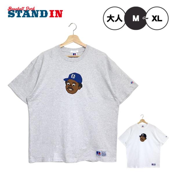 TAMANIWA×RUSSELのTシャツ、2025年春夏モデル！ラッセルのボディを使用した、存在感抜群のユニークなTシャツ。よく見ると目玉は動眼ボタンになっています。しっかりとした程よい厚みとタフな着心地。思わず二度見してしまうユニークなデ...