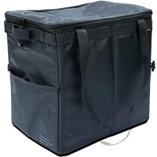 ≪ANOBA / BLACK EDITION マルチダストバケット≫ギア収納バッグ・ゴミ箱としてもマルチに使えるバケツ型バッグ。