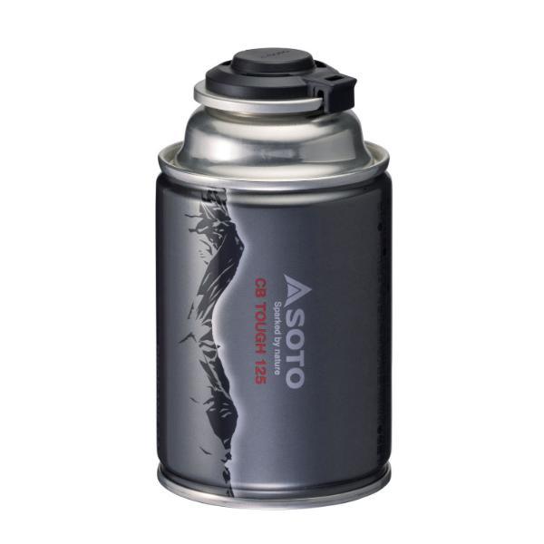 ≪SOTO / CB TOUGH125≫従来のCB缶よりも耐圧性のある容器（ボンベ）へ変更し、寒い雪山でも使用できるようOD缶と同等クラスのガス配合を実現しました。ハイパワーなタフ缶は-5℃の環境下でも火力不足やドロップダウンに悩まされるこ...