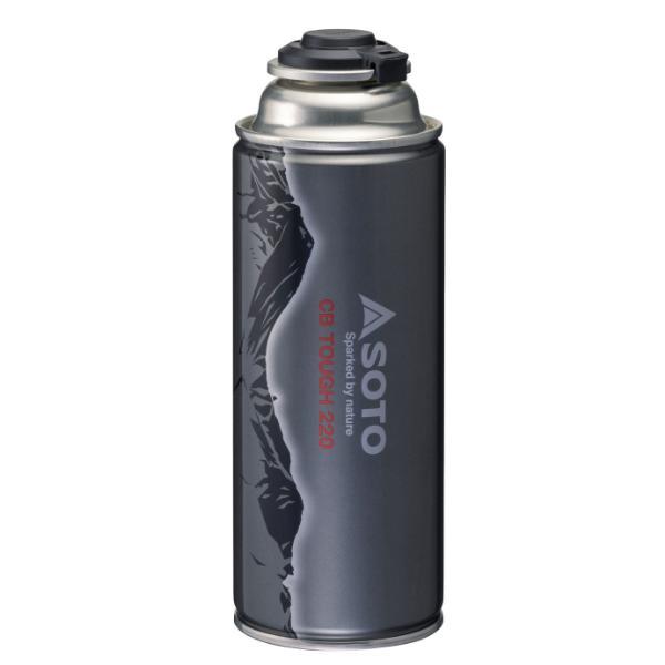 ≪SOTO / CB TOUGH220≫従来のCB缶よりも耐圧性のある容器（ボンベ）へ変更し、寒い雪山でも使用できるようOD缶と同等クラスのガス配合を実現しました。ハイパワーなタフ缶は-5℃の環境下でも火力不足やドロップダウンに悩まされるこ...