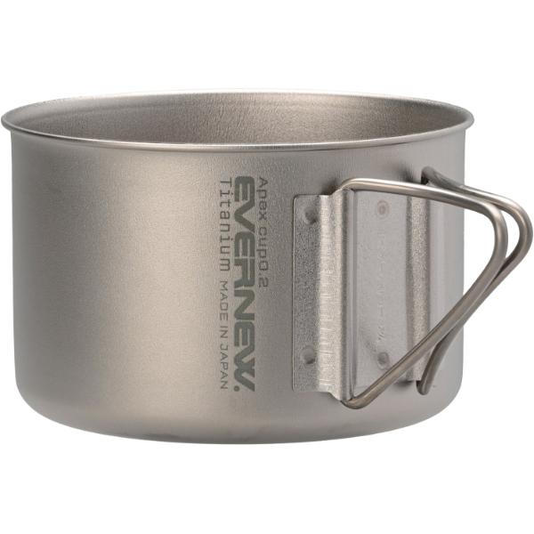 ≪EVERNEW / Apex mug 300≫Apex mug 300は、アウトドアブランド初の0.2mm厚純チタンを採用したApex t0.2に、便利なハンドルを装備したモデルです。容量300ml、質量わずか33gという驚異的な軽さを実...