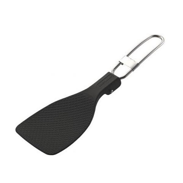 ≪UNIFLAME≫フォールディング仕様で携帯性抜群！ごはんが付きにくいダブルエンボス加工。意外と少ないコンパクトしゃもじ。