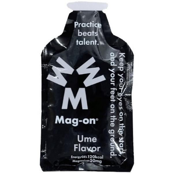 ※この商品(食品)はお客様都合による返品・交換対象外となります※≪Mag-on / Energy Gel Ume Flavor≫Mag-onエナジージェル　梅フレーバーがリニューアル新登場。運動中に甘い補給食を継続的に摂ると次第に身体が受け...