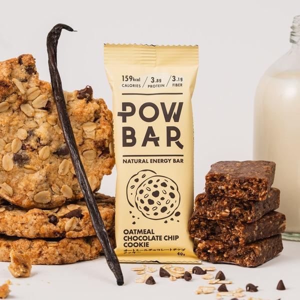 ※この商品(食品)はお客様都合による返品・交換対象外となります※≪The POW BAR / OATMEAL CHOCOLATE CHIP COOKIE≫オーツ麦とチョコレート！噛むほどに美味しく、香る！栄養たっぷりのオーツ麦と、チョコチッ...