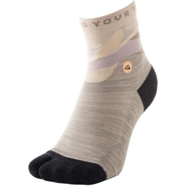 ≪milestone / milestone original Socks≫日本製にこだわり、耐久性、通気性、履き心地（フィット感）を追求した milestone original socks 第3弾1）つま先の親指部分を分割した足袋型を採...