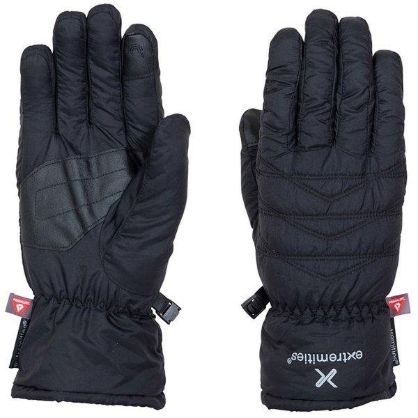 ≪extremities(by Terra Nova)≫プリマロフト中綿入りのとても暖かくとても軽量なグローブ。約6×6cmの収納バッグ付きでコンパクトに収納可能。手のひらは補強付きで耐久性を向上、人差し指と親指はタッチスクリーン対応。