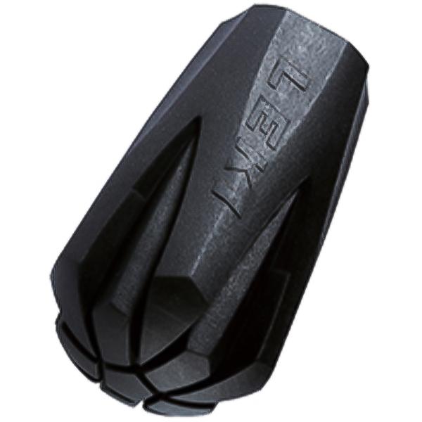 ≪LEKI≫滑り止めと先端保護兼用のラバーチップ。