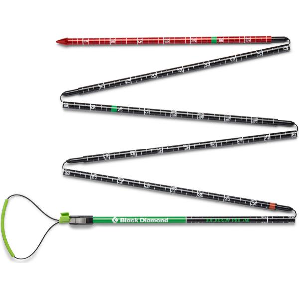 ≪BLACK DIAMOND / Quickdraw Pro Probe≫カラビナと同じ7075アルミ合金を使用したアルミシャフトに、プロービング中に伸びが少なく耐久性の高いステンレスケーブルを組み合わせ、耐久性と使いやすさを重視したUIA...