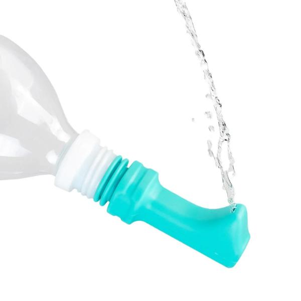 ≪Bush Craft≫登山や旅行先のお手洗いで便利な、携帯式のおしり洗浄グッズです。多くのペットボトルで使用できます。【使用方法】1. ペットボトルを水で満たし、キャップを本製品に付け替えます。2. ボトルの側面を押すと、水がノズルから噴...