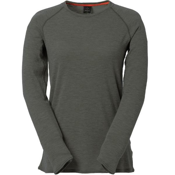 ≪AXESQUIN / Women's Creare Merino LS 120 Tee≫５倍速く乾くメリノ。天然の快適素材メリノウールが最新技術で更に進化。ふんわり優しい肌触りが特長の革新的なウール素材NUYARNを採用したロングスリーブ...