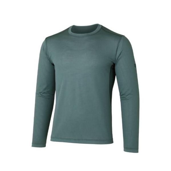 ≪ファイントラック / FMM0251 Men's ラミースピンエアロングスリーブ≫風まとう、涼しい着心地の盛夏にぴったりのベースレイヤー独自素材ラミースピン糸と半永久吸汗を可能にする特殊繊維加工を施したポリエステルをハイブリッドした生地を...