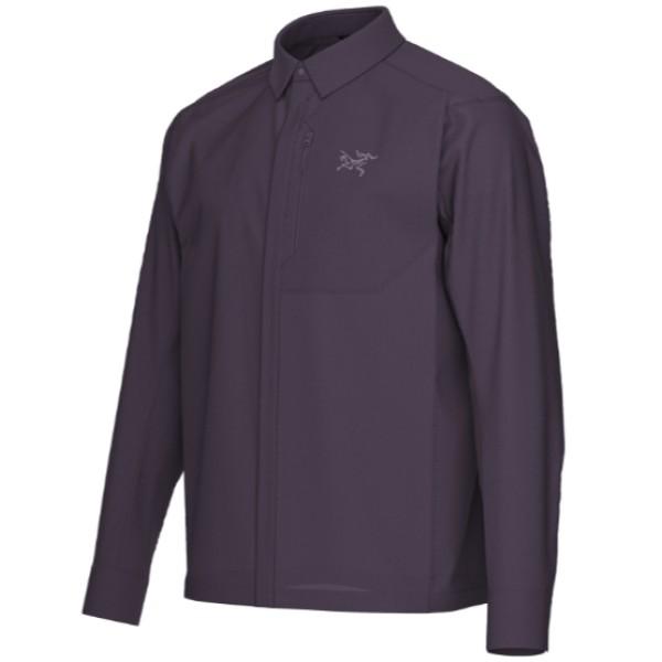 ≪ARC'TERYX / Ossa Overshirt Men's≫通気性、UPF 50+、胸ポケットに収納できるボタンアップのハイキング用オーバーシャツ。
