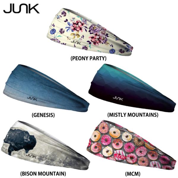 ●ヘッドバンド / HEAD BAND / ヘアバンド / HAIR BAND●メーカー名：JUNK(ジャンク)●カラー・6.PEONY-PARTY・7.GENESIS・8.MISTY-MOUNTAINS・9.BISON-MOUNTAIN・...