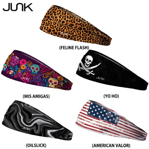 ●ヘッドバンド / HEAD BAND / ヘアバンド / HAIR BAND●メーカー名：JUNK(ジャンク)●カラー・21.FELINE-FLASH・22.MIS-AMIGAS・23.YO-HO・24.OILSLICK・25.AMERI...