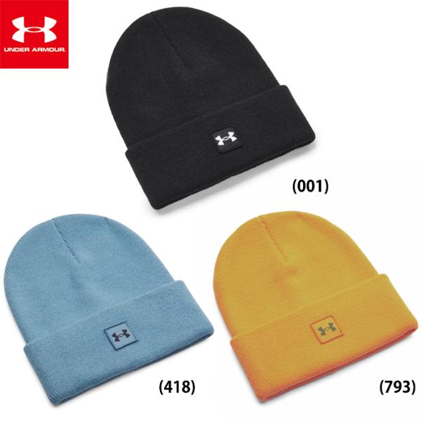 ●ニットキャップ/ニット帽●メーカー名：アンダーアーマー / UNDER ARMOUR●UAハーフタイム カフ ビーニー（ライフスタイル/UNISEX）●品番：1373155●カラー：・ブラック Black / White(001)・グレー...