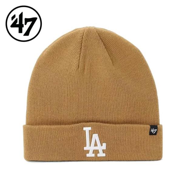 ●ニットキャップ/ニット帽●'47 カフニット ロサンゼルス・ドジャース Raised Logo キャメル●47A-CFKN-B-RKN12ACE-QL●メーカー名：47 / フォーティーセブン●品番：14936733●カラー：キャメル●サ...