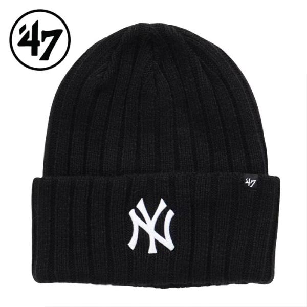 ●ニットキャップ/ニット帽●'47 カフニット ニューヨーク・ヤンキース ブラック●47A-CFKN-B-RBHYM17ACE-BK●メーカー名：47 / フォーティーセブン●品番：14936737●カラー：ブラック●サイズ：フリー(ワンサ...