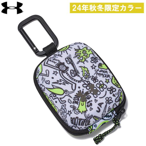 ●マイクロケース/イヤホンケース/マルチケース●メーカー名：アンダーアーマー(UNDER ARMOUR)●UA CONTAIN MICRO CASE / UAコンテイン マイクロケース●品番：1378573●カラー：Black / Meta...