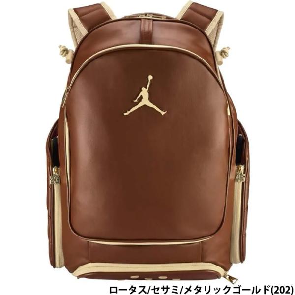●バックパック/リュックサック/バットパック●メーカー名：NIKE / ナイキ●ジョーダン フライエリート バットパック●品番：JD1107-202●カラー：ブラウン(ロータス/セサミ/メタリックゴールド)●サイズ：約W49cm×D23cm...