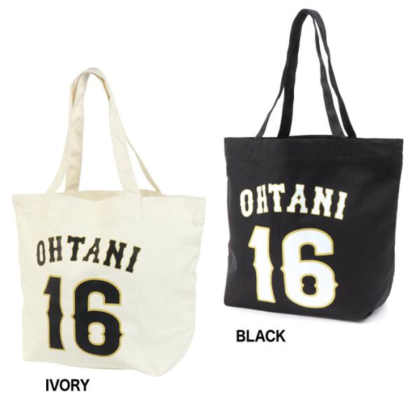●トートバッグ●メーカー名：イーカム(E-come)●カラー：IVORY、BLACK●品番：WSJP-TTB01●素材：綿100％●サイズ：高さ35cm/幅45cm/マチ15cm●2026-ワールド・ベースボール・クラシック●#16大谷翔平選手