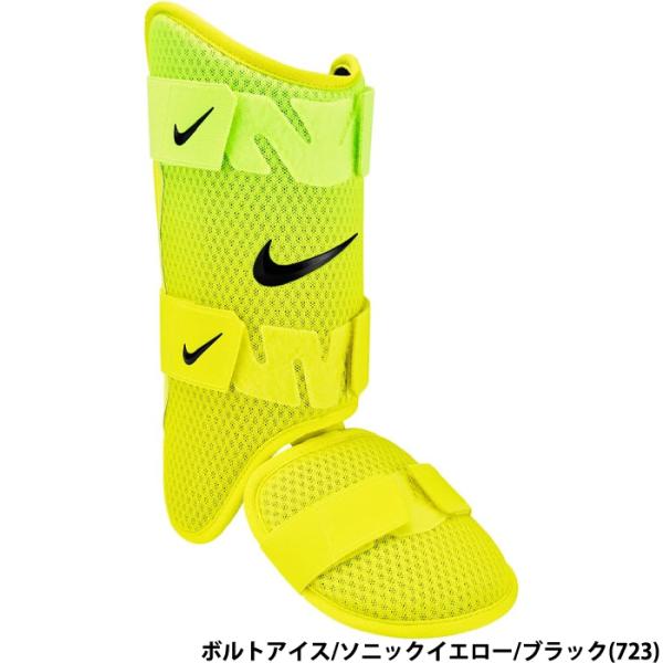 ●レッグガード/フットガード●右打者用/右バッター用/左足装着●メーカー名：ナイキ(NIKE)●メーカー品番：BA3007-723●カラー：ボルトI×Sイエロー(ボルトアイス/ソニックイエロー/ブラック)●サイズ：ワンサイズ(ベルトにてサイ...