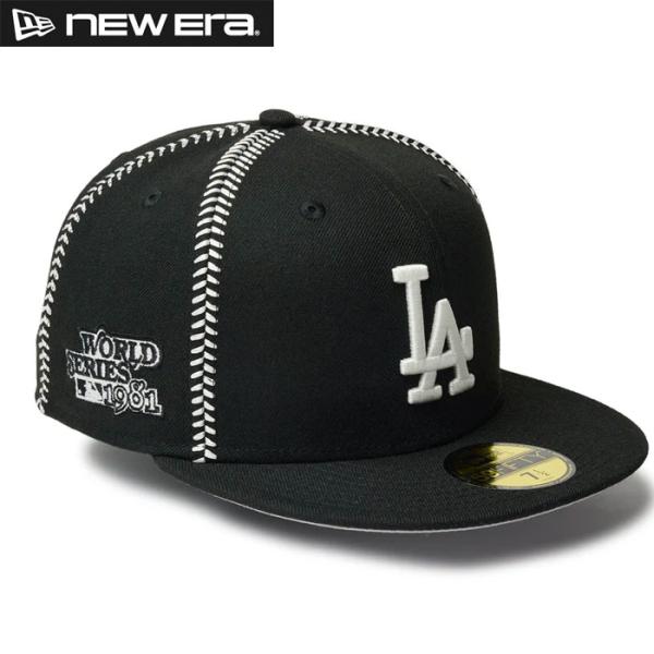 ●ベースボールキャップ/野球帽/帽子●フラットバイザー/平つば●メーカー名：ニューエラ(NEWERA)●59FIFTY MLB Ball Stitch ロサンゼルス・ドジャース●5950 BALL STITCH WSSP LOSDOD BL...