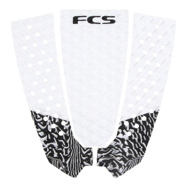 FCS Filipe Toledo TractionFCS フィリッペ・トレド シグネイチャーモデルカラー　WHITE　3 piece padDiamond III grooveDrop arch barHigh tail kickSand...