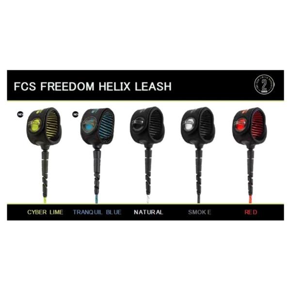 FCS FREEDOM HELIX LEASH ALL ROUND 6'天然由来のトウモロコシベースのバイオレジン構造により、コードがより軽く、より強くなります。内側のヘリックスは負荷がかかると真っ直ぐになり、衝撃を吸収して強度を高めます。...