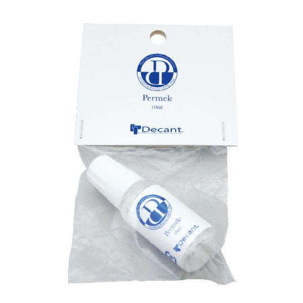 サーフボードのリペアに使います。　DECANT PERMEK 硬化剤 パーメック　内容量 10ml　別売りのCLEAR RESINに混ぜて使用します。DECANT クリアレジンを使用する場合に最も適合し、硬化し易くさせる硬化剤になります。ク...