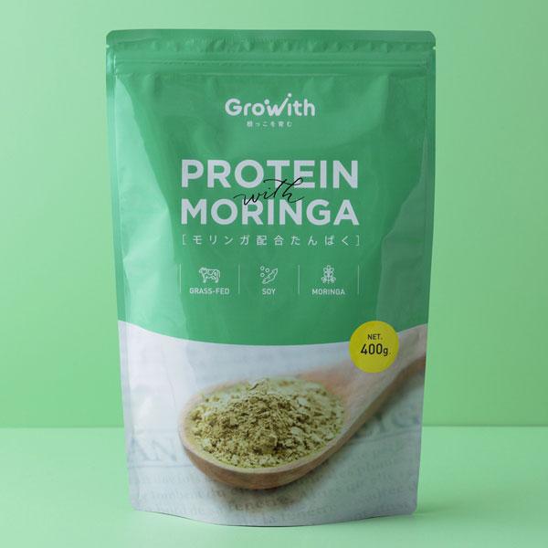 ・「Growithモリンガ配合たんぱく」は効率的なタンパク質の摂取はもちろんのこと、エネルギー産生に欠かせないビタミンB群を同時に摂ることができる高機能栄養補助食品です。健康を維持するための栄養を摂ることができる理想の品。私たちが”大切な家...