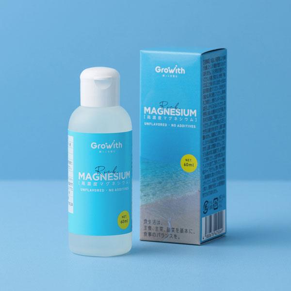 ・大地の営みが育んだ神秘の塩水湖『グレイトソルトレイク』その軌跡を濃縮した天然ミネラル豊富な高濃度マグネシウム。「Growith 高濃度マグネシウム」は塩水湖水が原料、100％天然由来のミネラルリキッドです。1日数回に分けて飲料に加えたり、...
