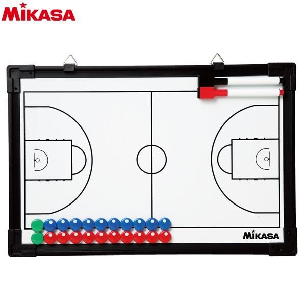 ミカサ 作戦盤 バスケット [MIKASA]"・手軽に持ち運べるバスケットボール作戦盤。外出時に便利な収納ケース付き。・表面は、フルコート、裏面は、ハーフコートになっています。マーカーペンとマーカー消し付です。◆サイズサイズ：45×29.5...