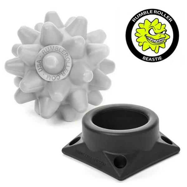 ・ランブルローラーシリーズのマッサージボール・筋膜リリース、ウォーミングアップ、リカバリーといろいろなシーンで使用可能・ボールは土台（ベース）に固定可能で高さが1.5倍に。・土台（ベース）を使用することでより深い組織に刺激が入ります。・ハー...