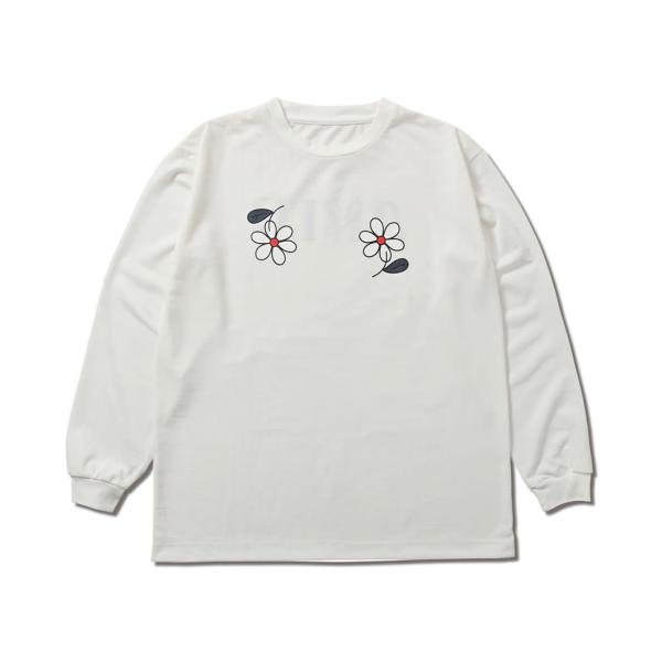 design：23SS-AWのウィメンズ、テーマは"GLOW"。さわかやさもありながら、コーディネートに加えて気軽に生活の中でスポーツを感じられるアイテムです。シーズンの花柄を大きくフロントにレイアウトしたオーバーサイズTEE。functi...